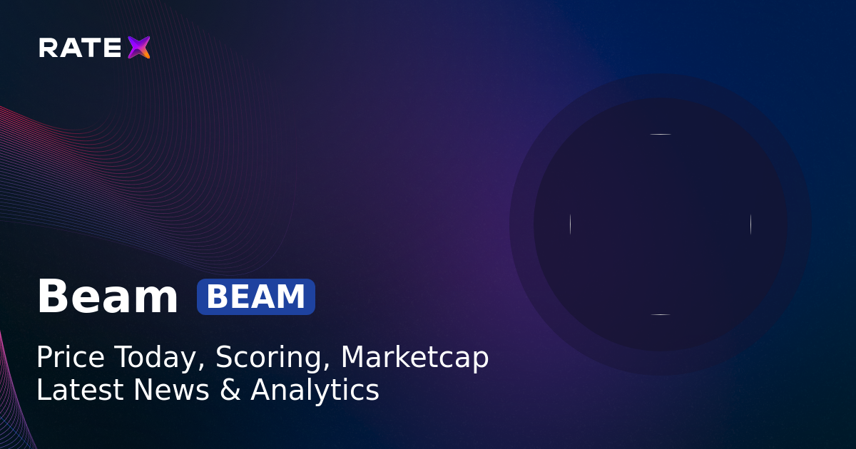 BEAM Price, Scoring, Latest News & Charts | RateX