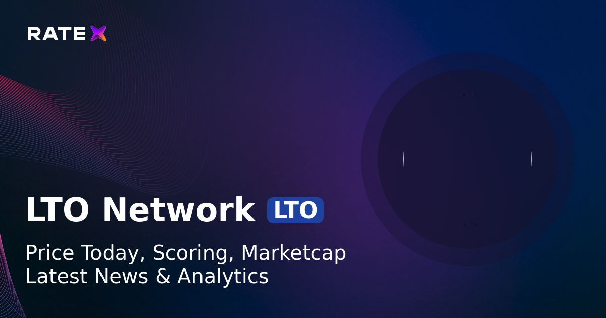 LTO Price, Scoring, Latest News & Charts | RateX